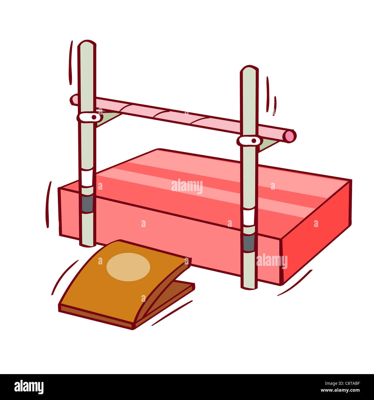 High Jump Bar Clipart