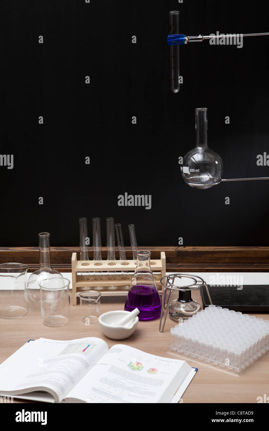 Chemistry Lab And Equipments Stock Photo - Alamy