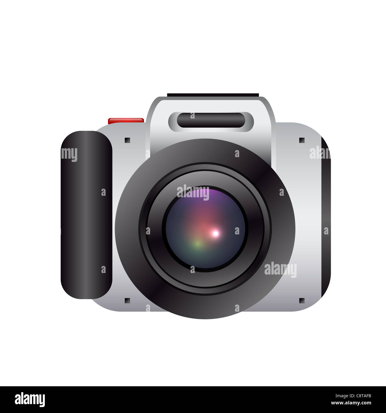 Illustration of digital camera Stock Photo - Alamy