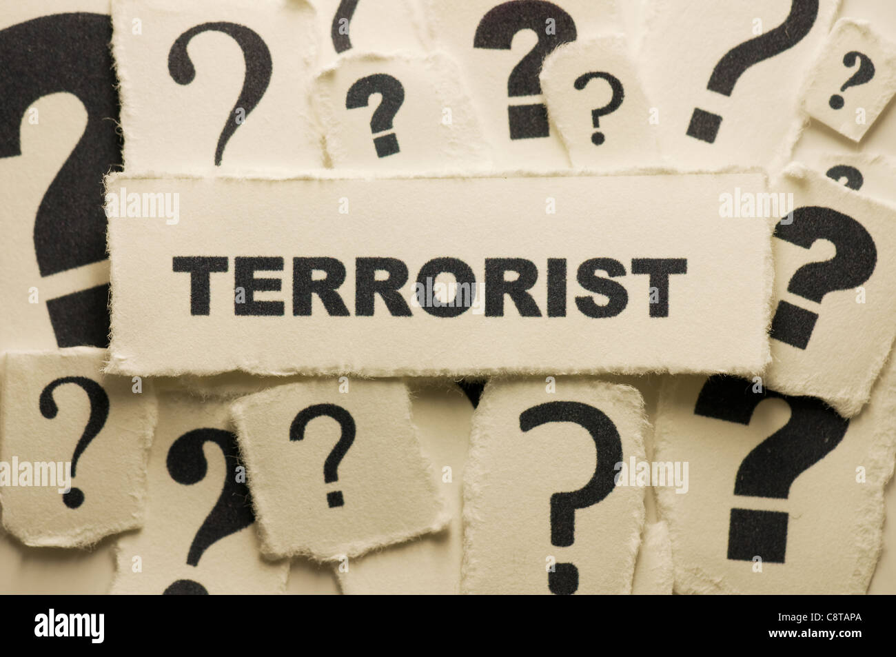 Terrorism word hi-res stock photography and images - Alamy