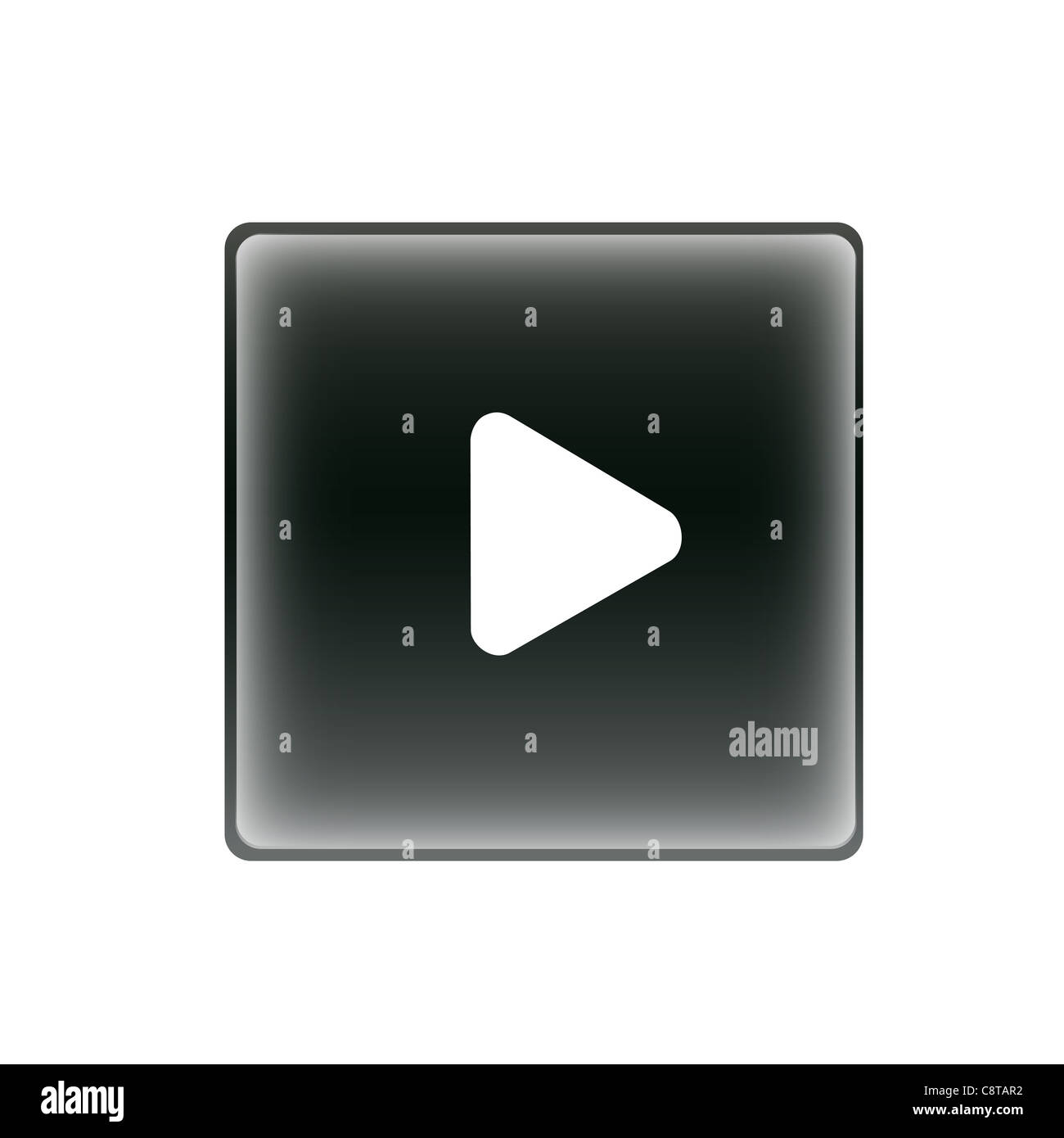 Illustration of Play Button Stock Photo - Alamy
