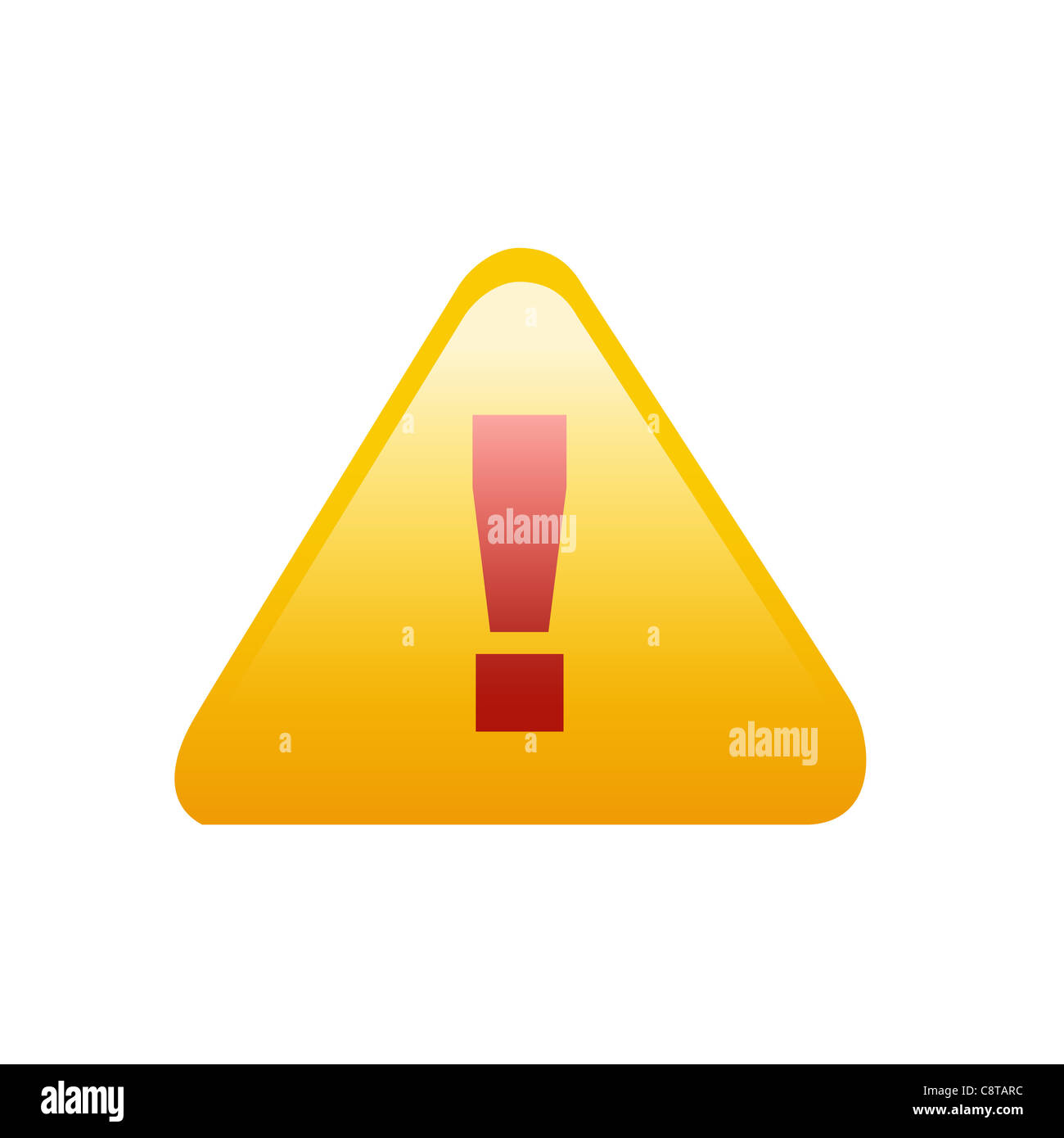 Illustration of Exclamation Point Stock Photo - Alamy