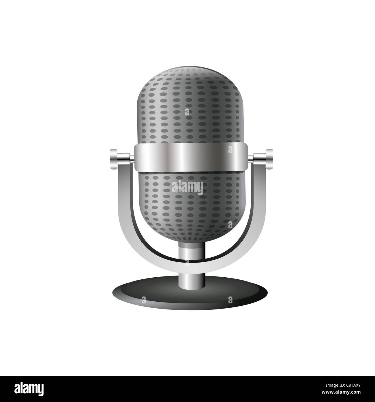 Microphone cut out vector hi-res stock photography and images - Alamy