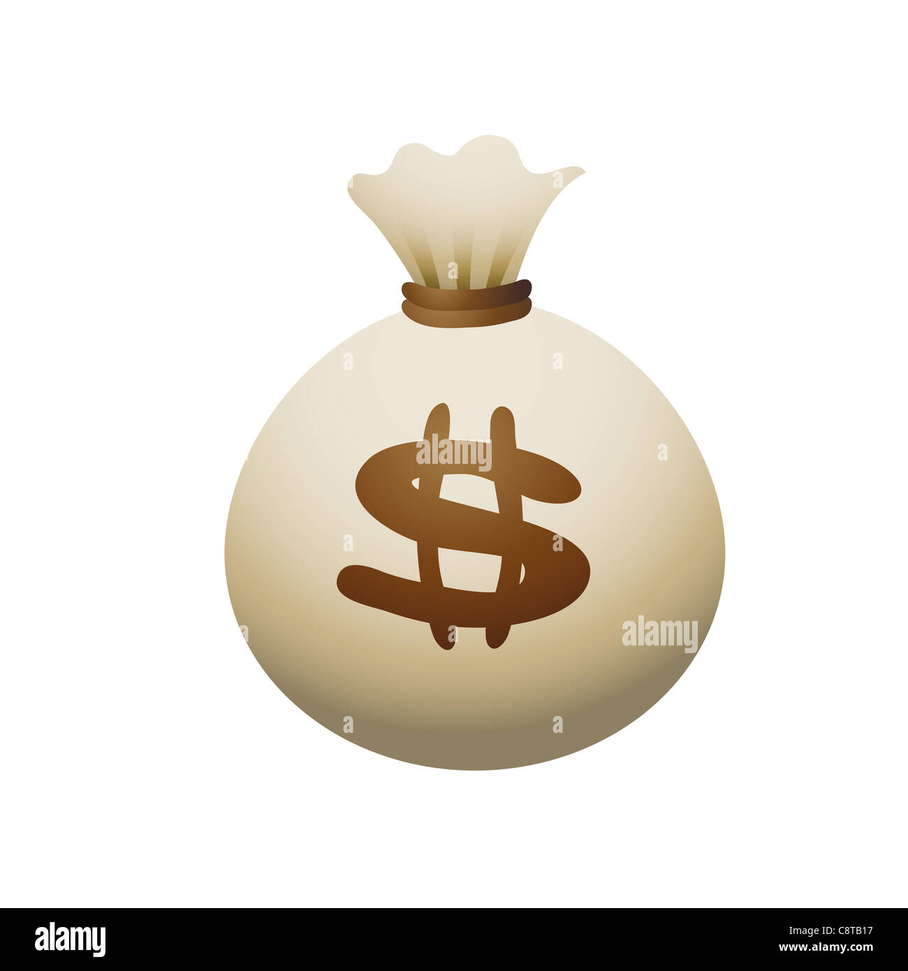 Clip art money bag hi-res stock photography and images - Alamy