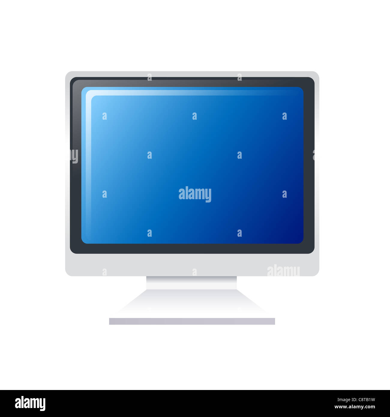 Illustration of computer Stock Photo - Alamy