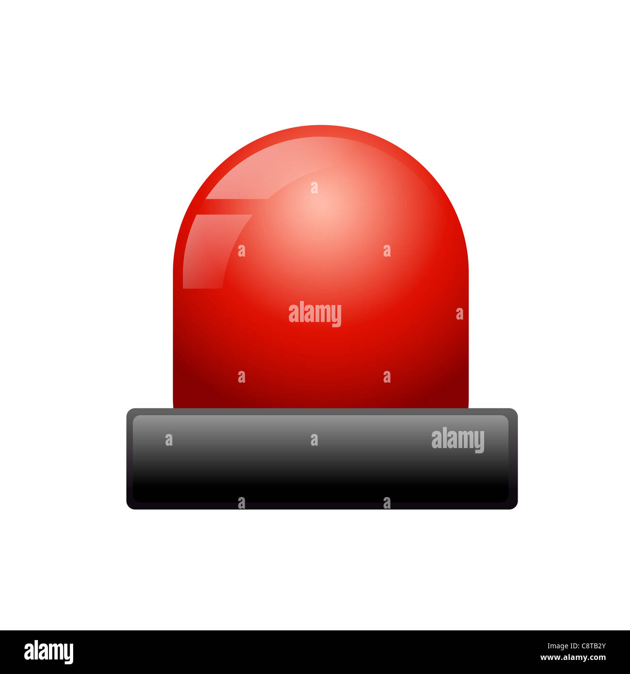 Illustration of siren Stock Photo - Alamy
