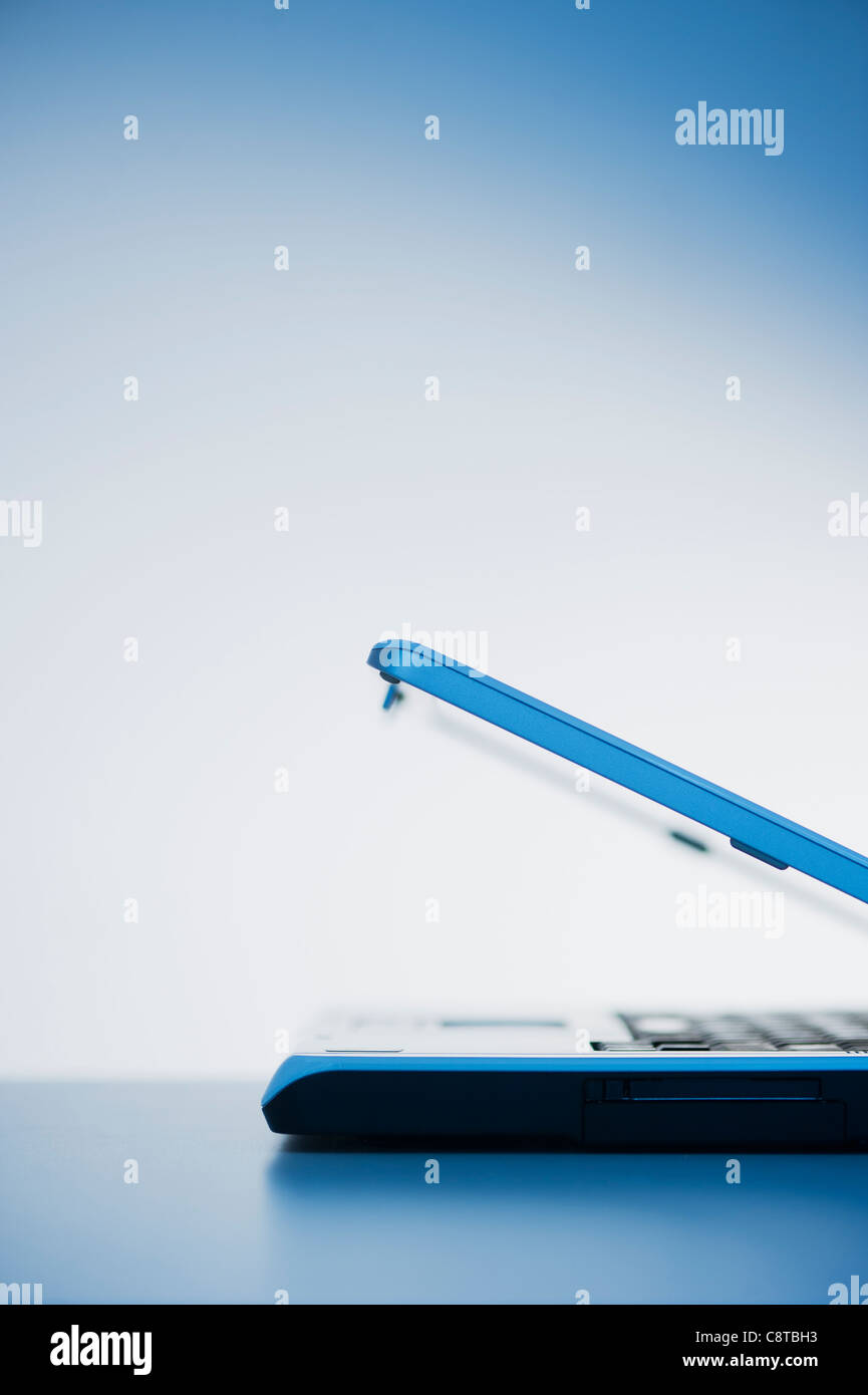 Studio shot of closed laptop Stock Photo - Alamy