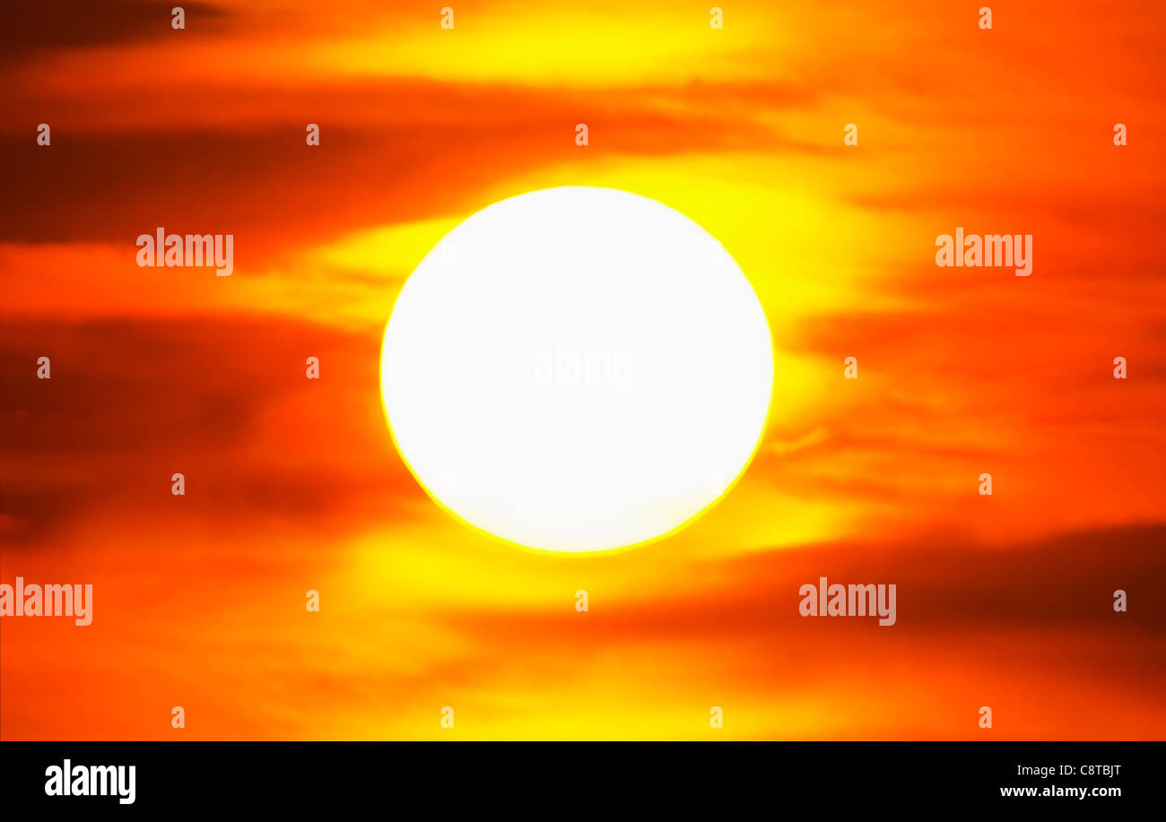 USA, New York State, New York City, Rising sun Stock Photo - Alamy