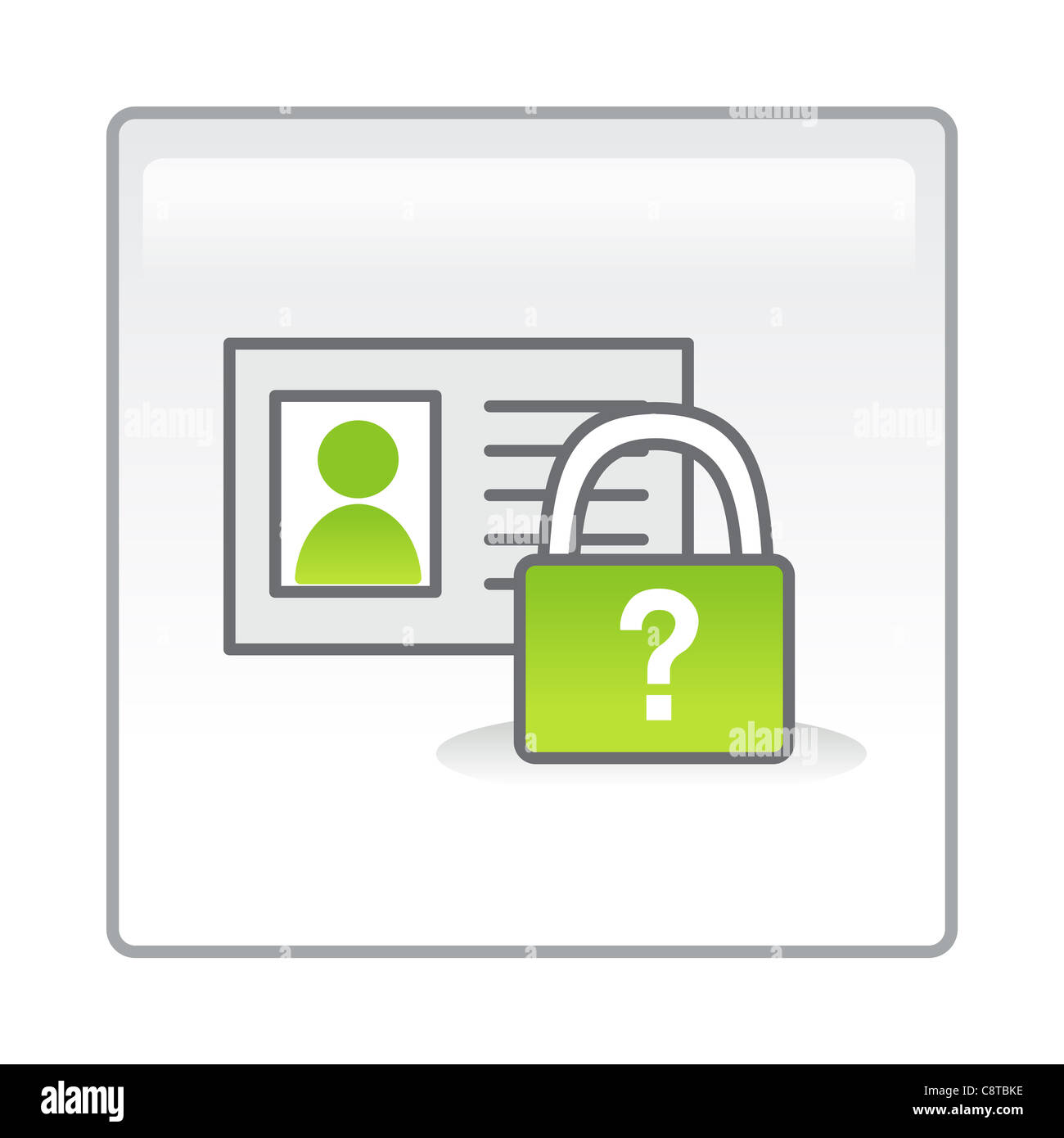 Illustration of padlock with telegram Stock Photo - Alamy