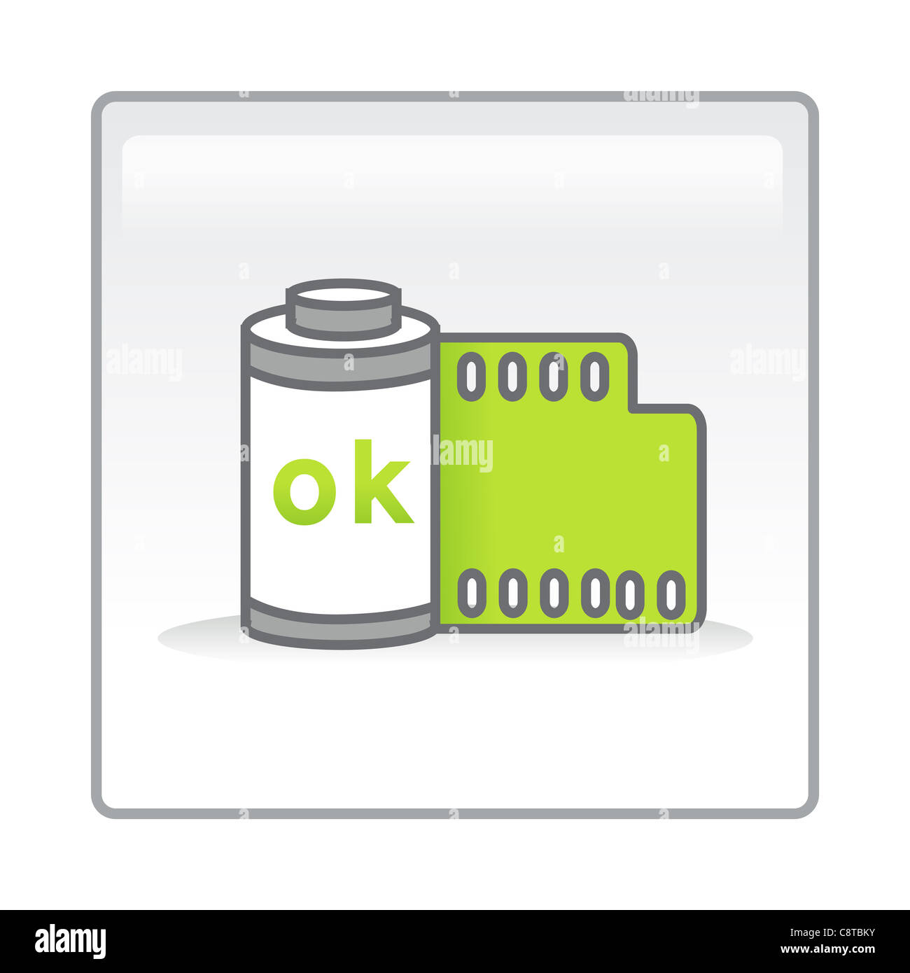 Illustration of camera roll Stock Photo - Alamy