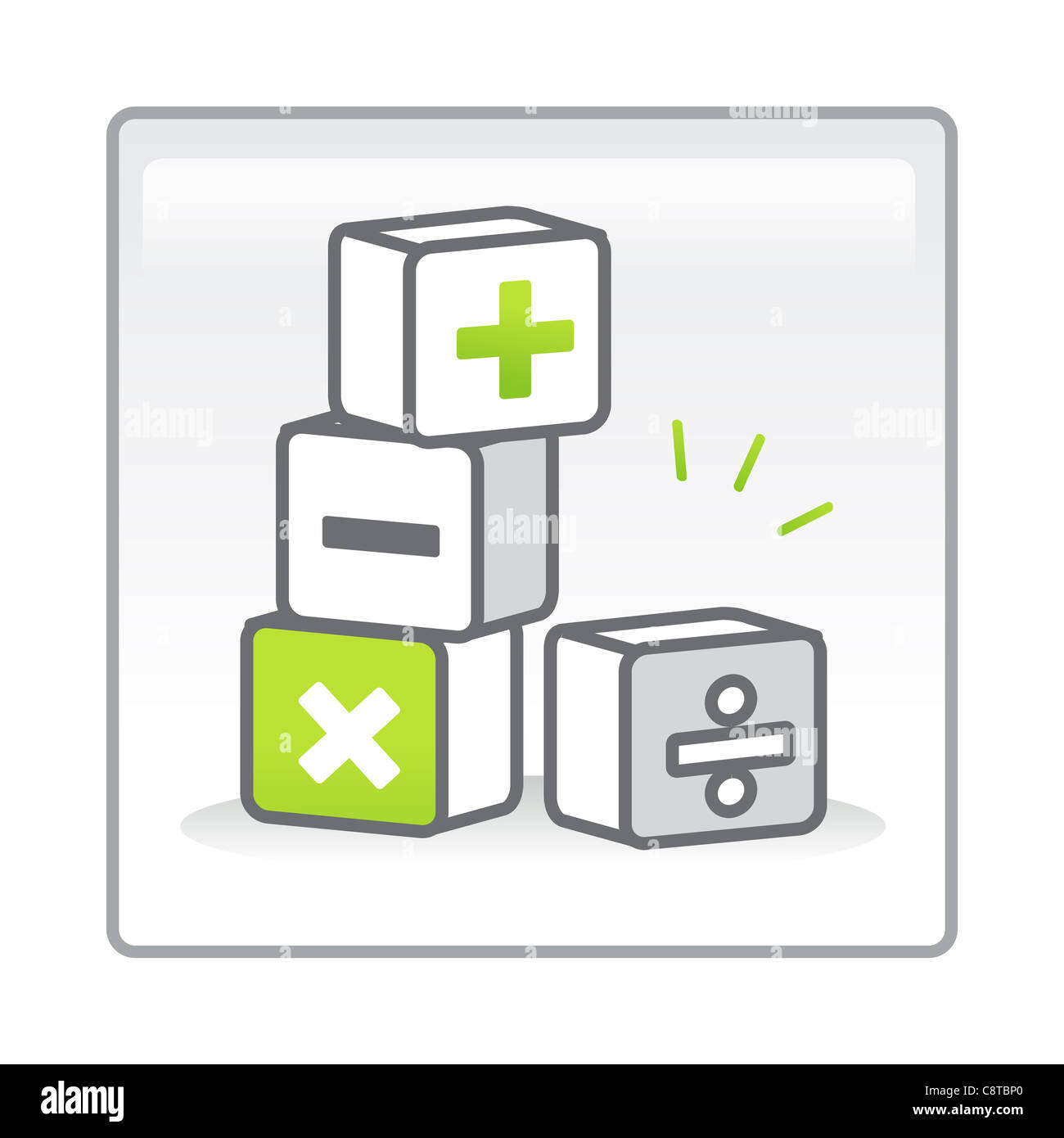 Mathematical symbol against white background Stock Photo - Alamy