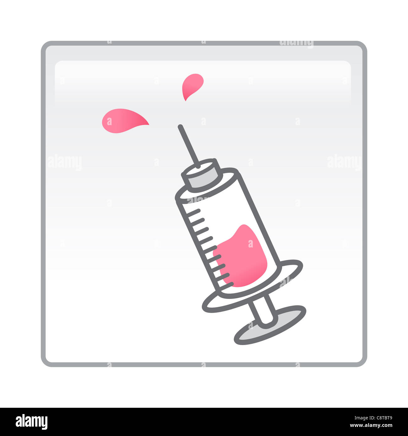 Illustration of injection Stock Photo - Alamy