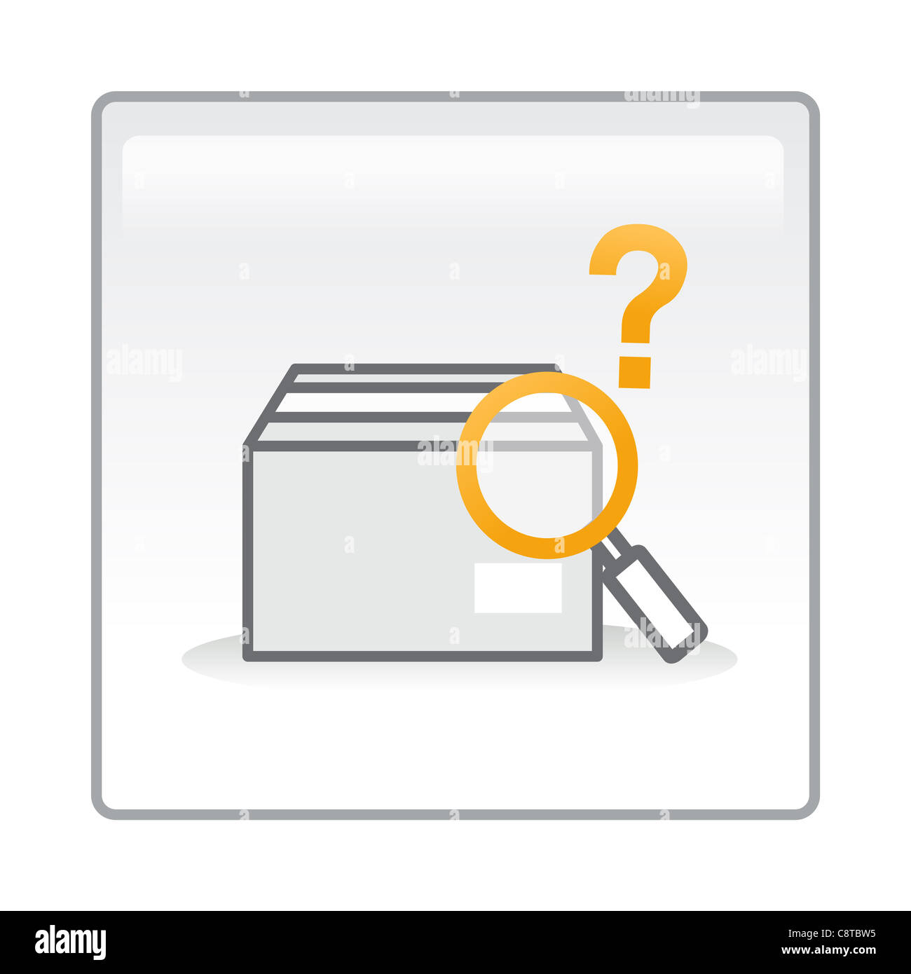Illustration of search symbol Stock Photo - Alamy