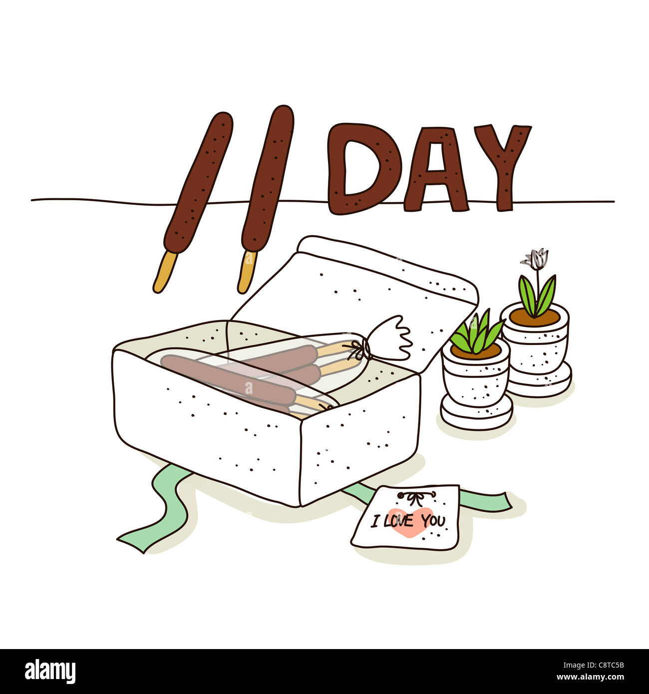 Chocolate bar in heart Cut Out Stock Images & Pictures - Alamy