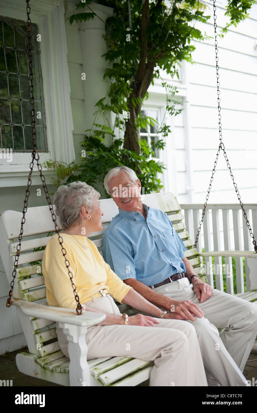 Swing old couple hi-res stock photography and images - Alamy