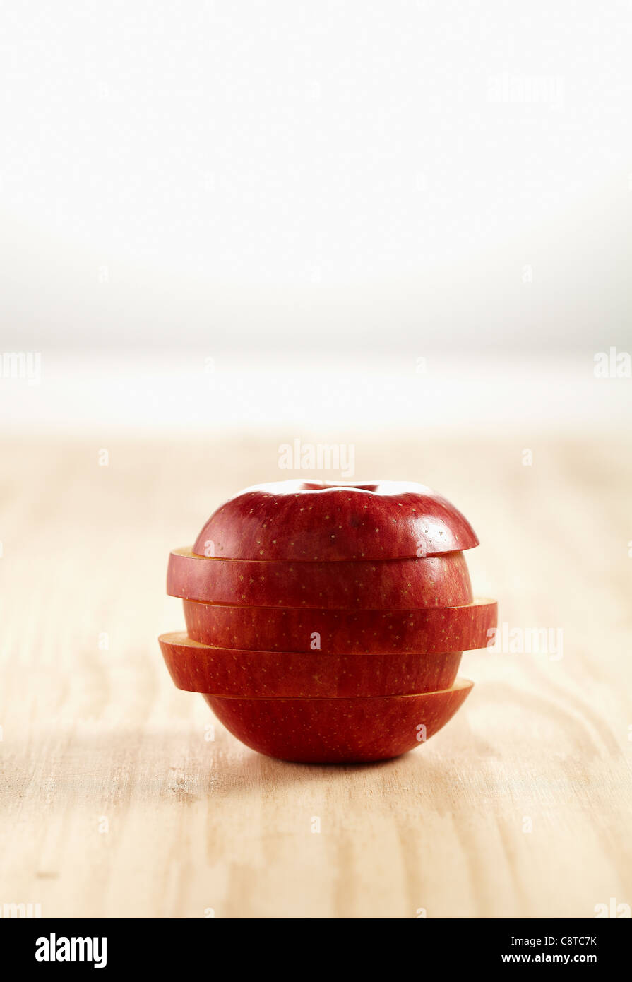 Slice Of Apple Stock Photo - Alamy