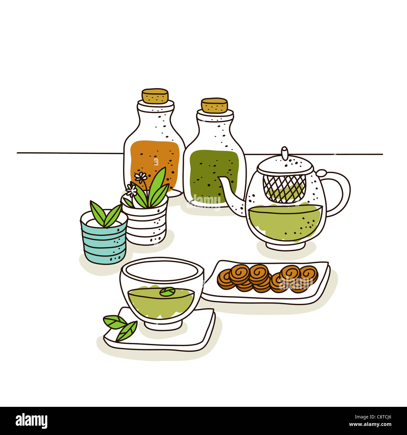 Cookie flower Cut Out Stock Images & Pictures - Alamy