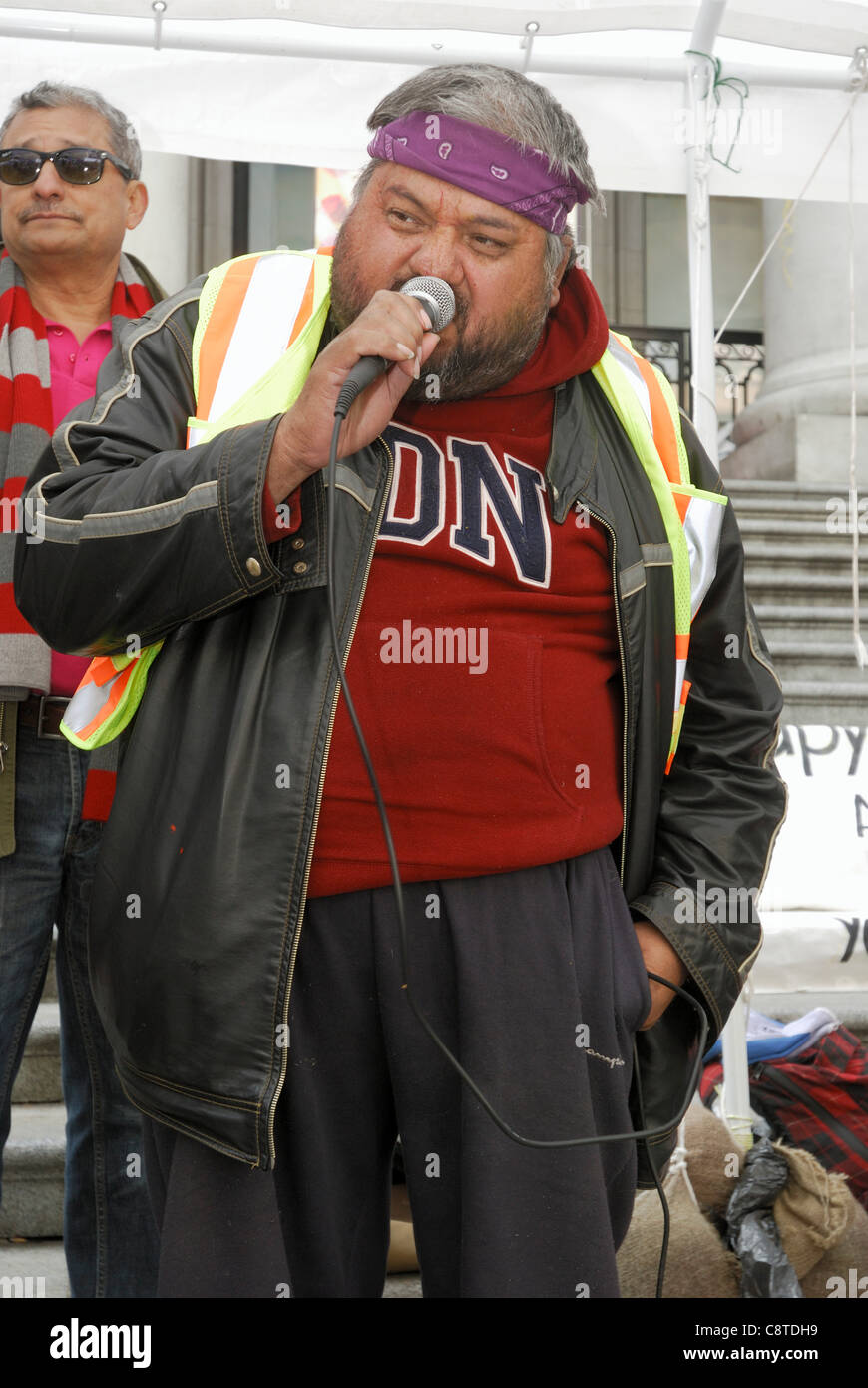 Rick Lavallie, a young First Nations Chief of the Sioux Nation in ...