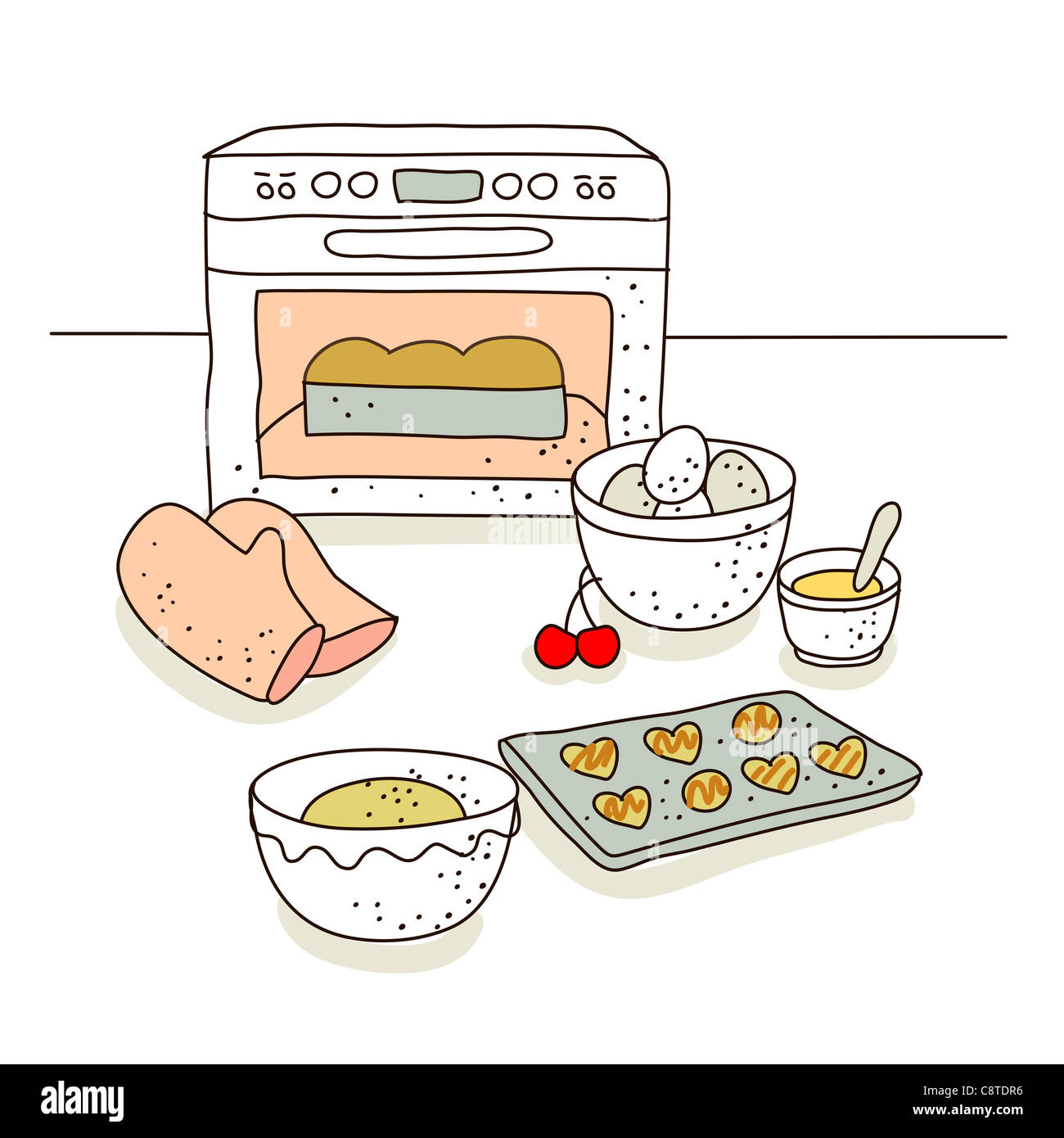 Preparation of food Stock Photo - Alamy