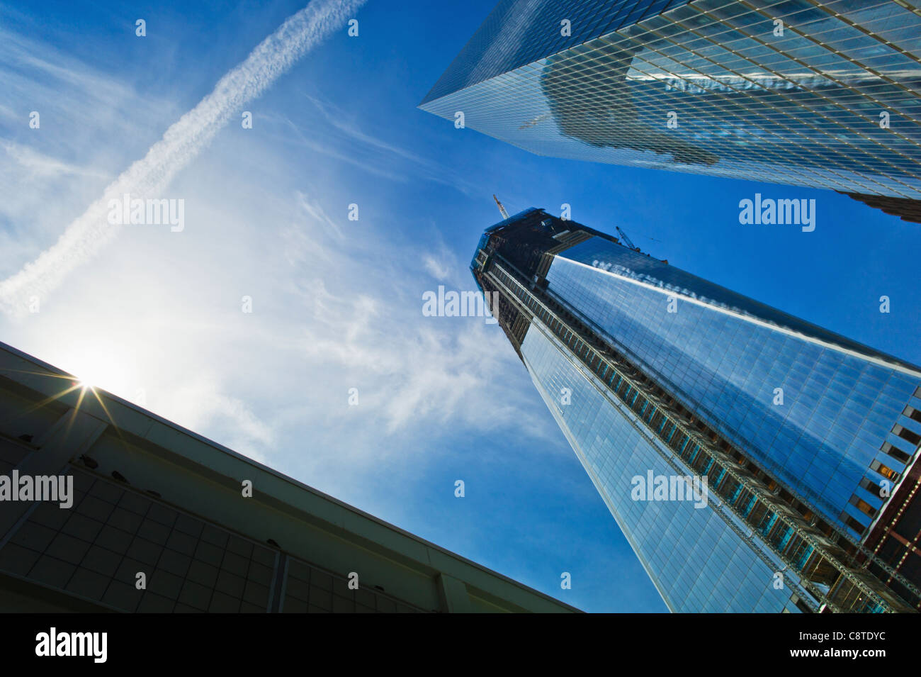 USA, New York, New York City, Lower Manhattan, Ground Zero, Freedom ...