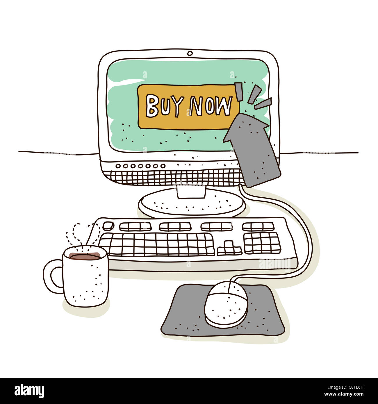 Spot offer for computer device Stock Photo - Alamy