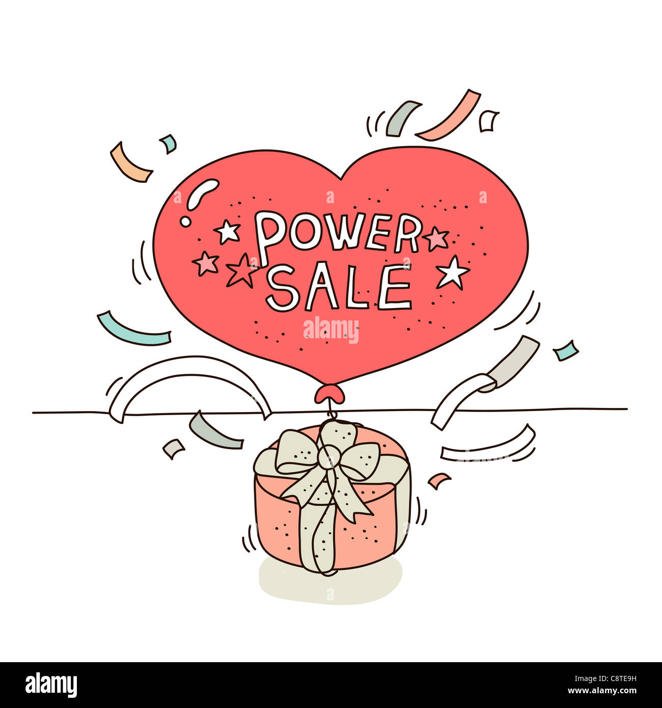 Illustration of exciting offer sale Stock Photo - Alamy