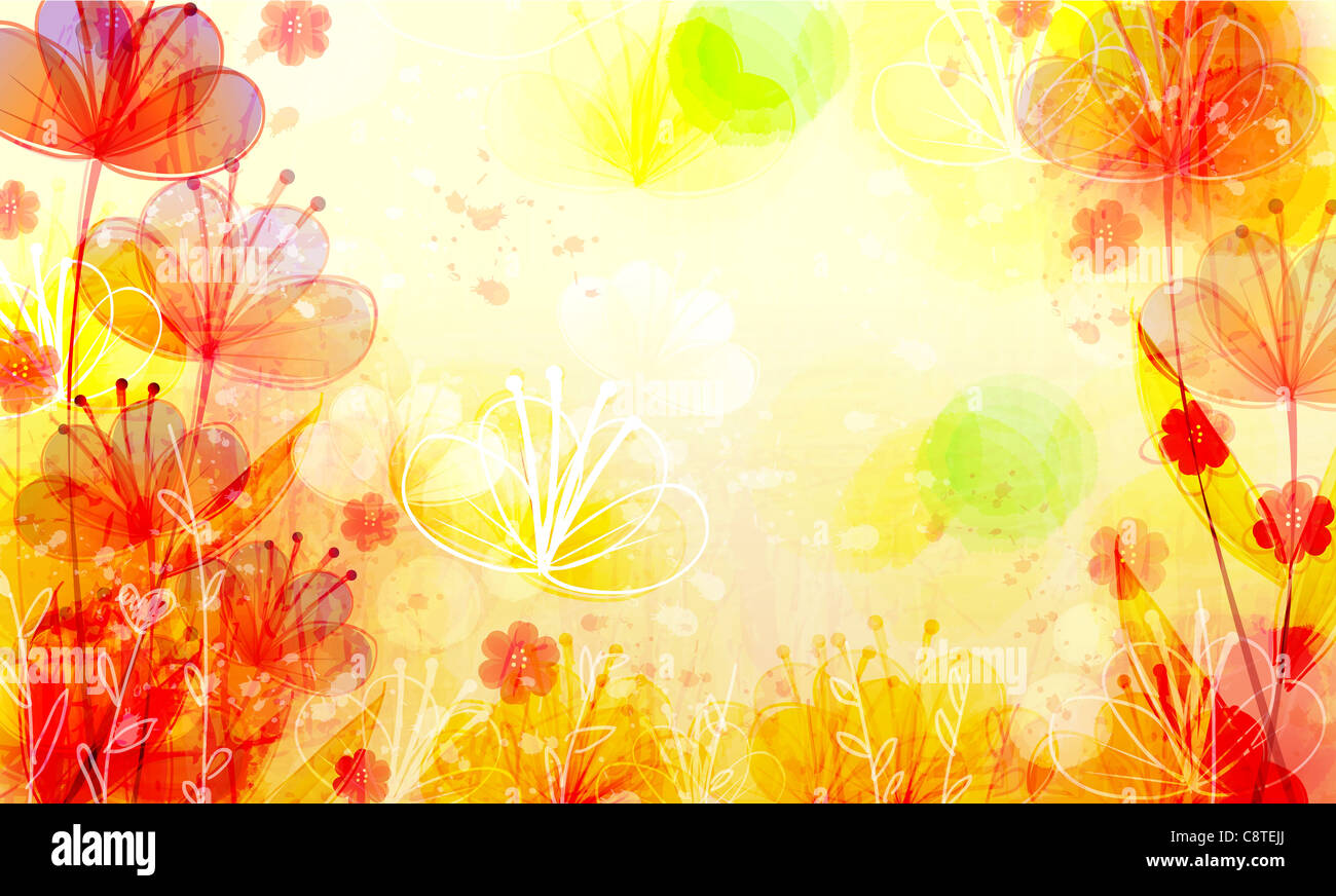 Background nature illustration hi-res stock photography and images - Alamy