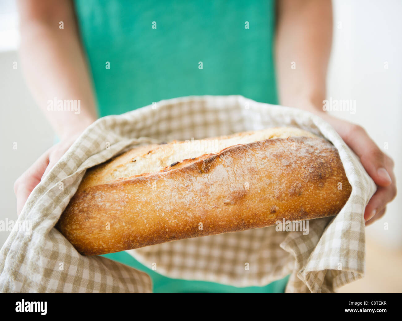 Womans hand holding freshly hi-res stock photography and images - Alamy
