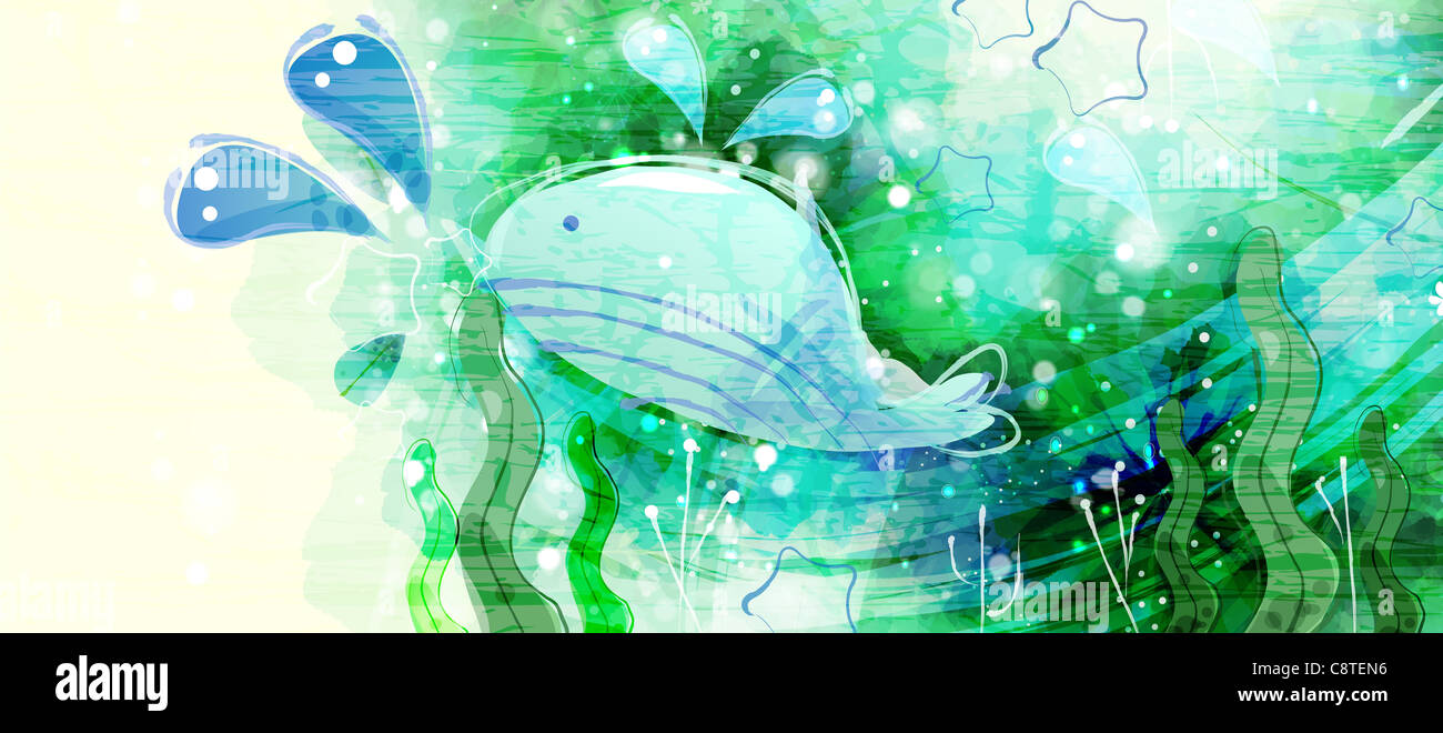 Whale spraying water hi-res stock photography and images - Alamy