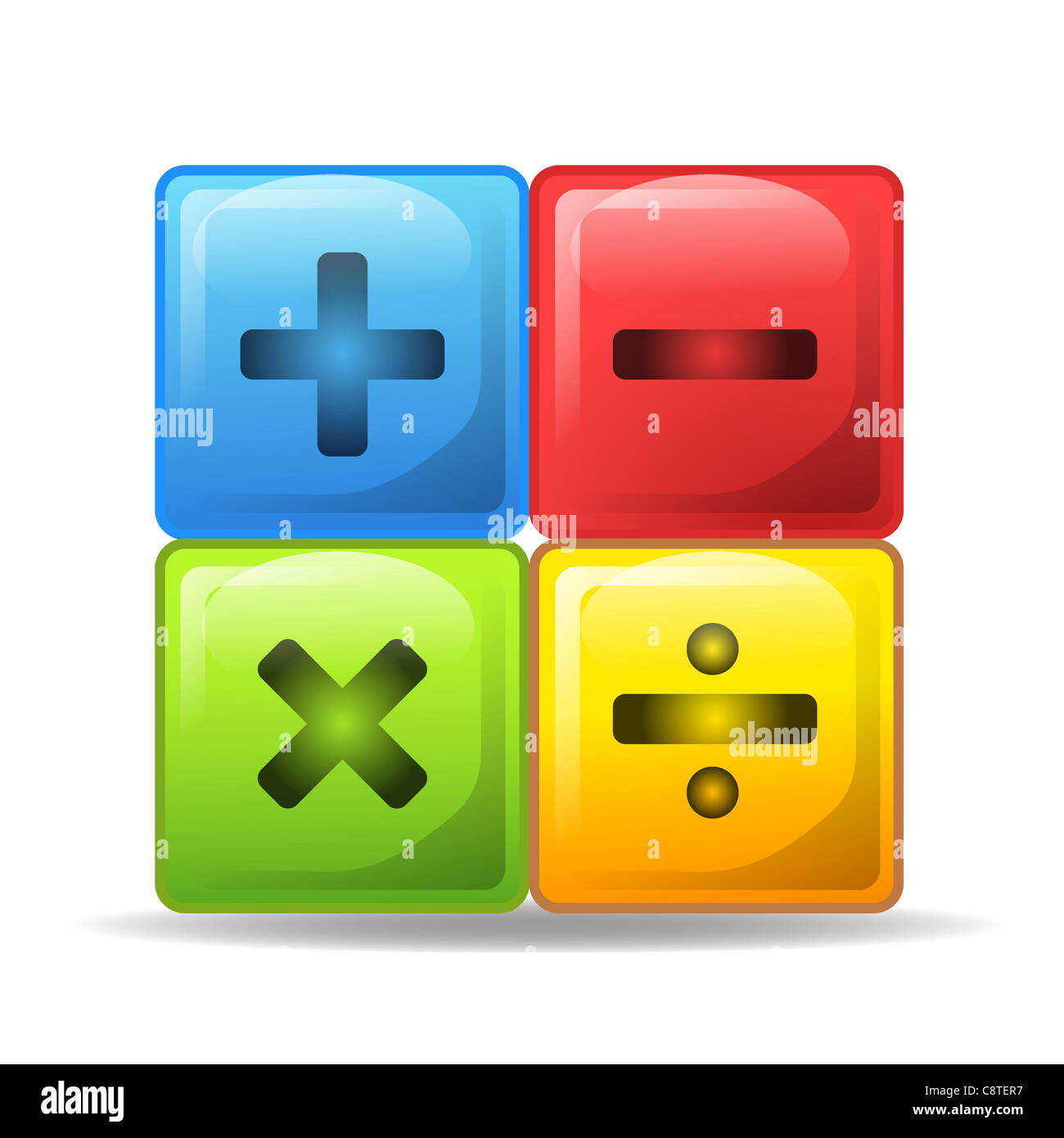 Illustration of mathematical symbol Stock Photo - Alamy