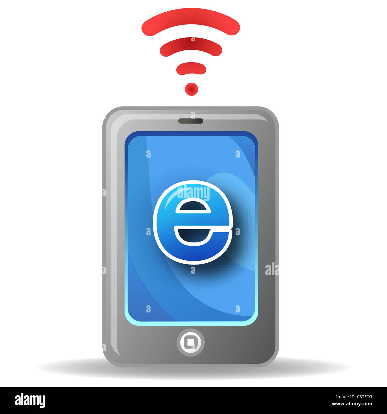 Internet on mobile phone Stock Photo - Alamy
