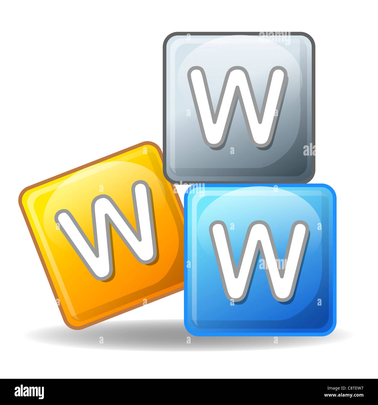 Illustration of internet Stock Photo - Alamy