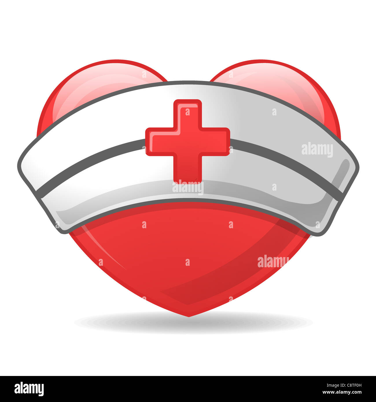 Nurse cap heart Cut Out Stock Images & Pictures - Alamy