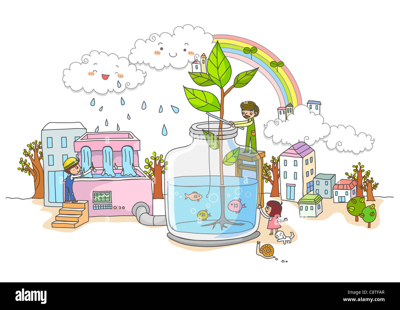 Conversation outdoors Cut Out Stock Images & Pictures - Alamy