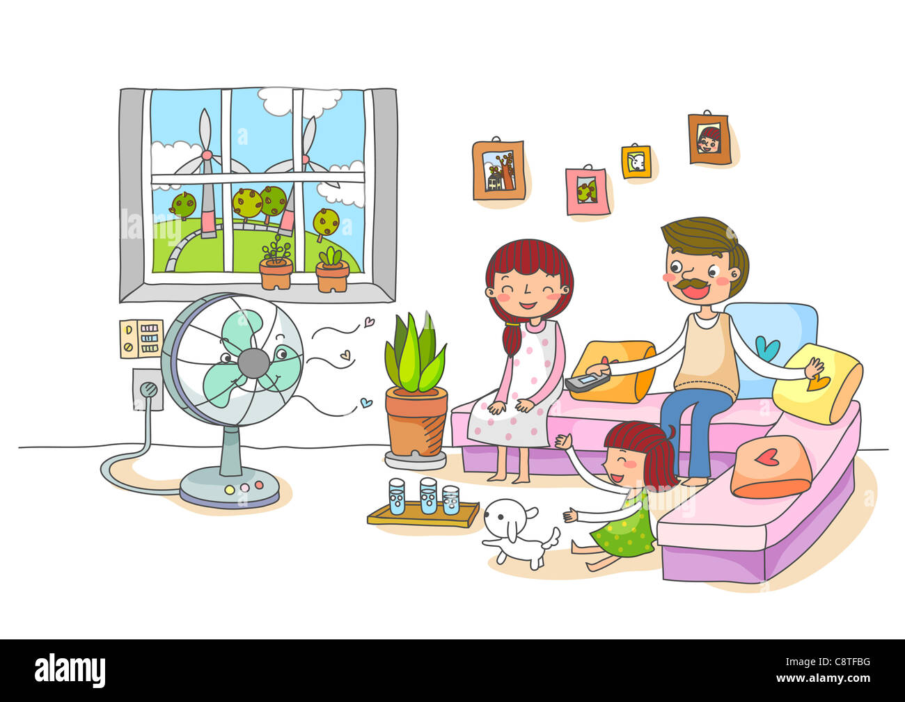 Wall window inside table Cut Out Stock Images & Pictures - Alamy