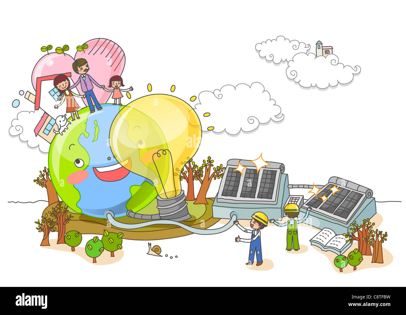 Girl energy Cut Out Stock Images & Pictures - Alamy