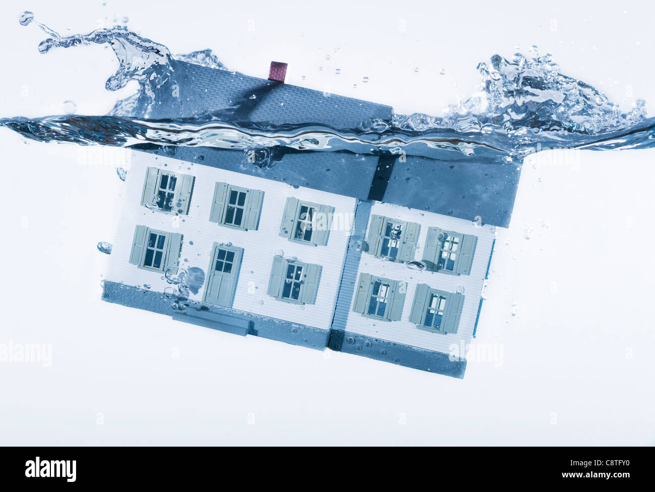 House model splashing into water, studio shot Stock Photo - Alamy