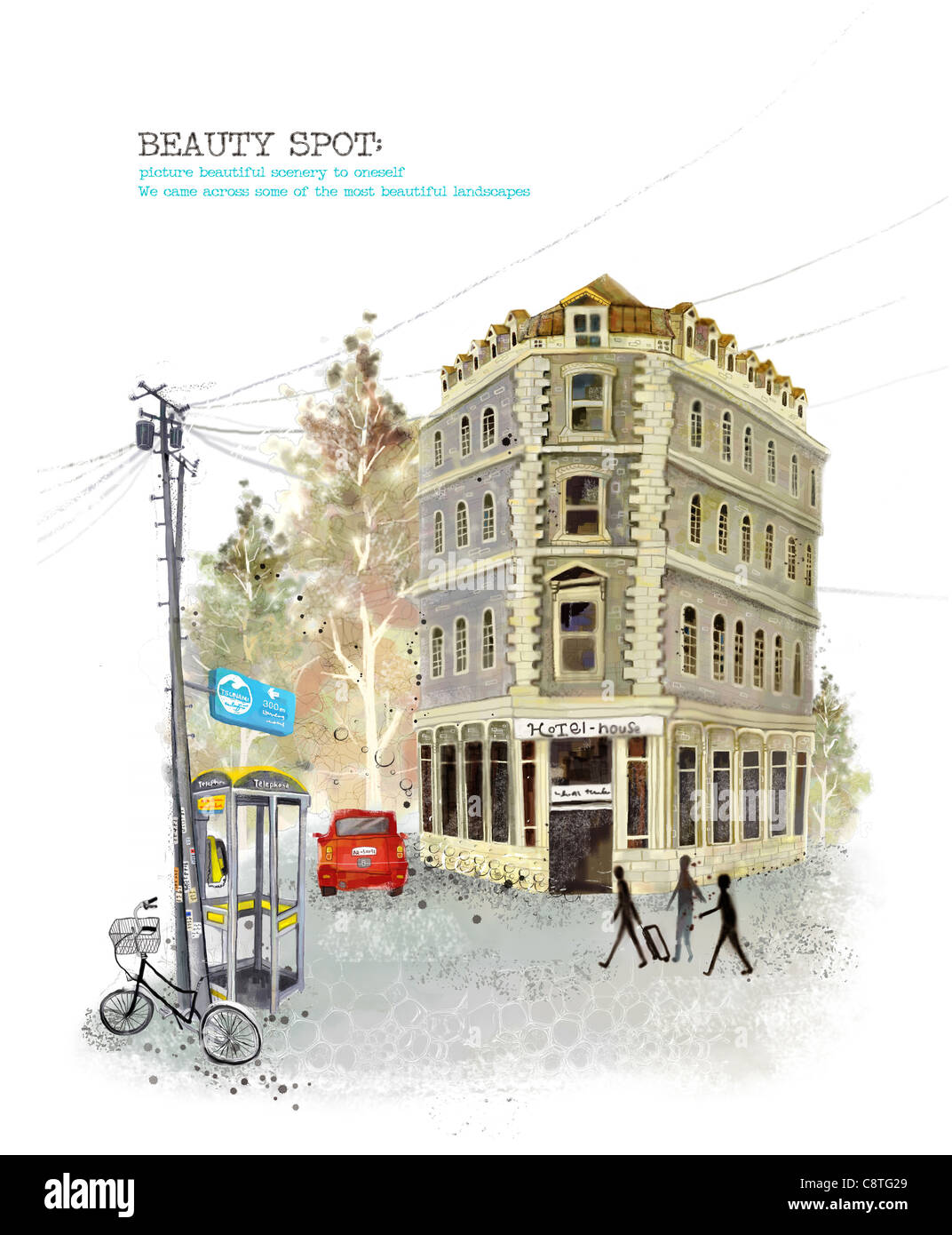 Window entrance exterior view Cut Out Stock Images & Pictures - Alamy