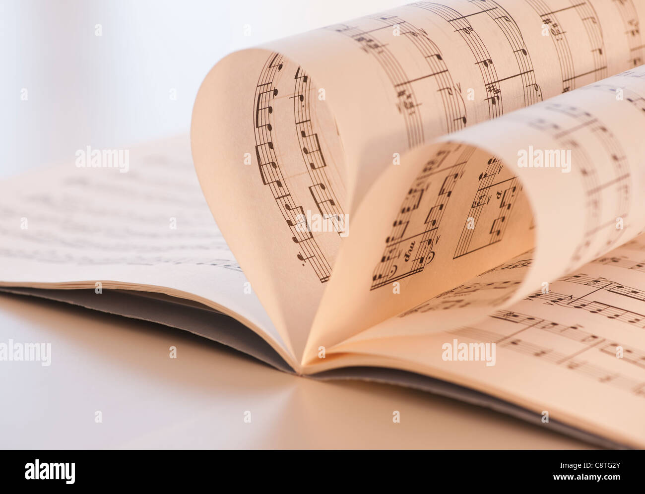 Sheet music, studio shot Stock Photo - Alamy