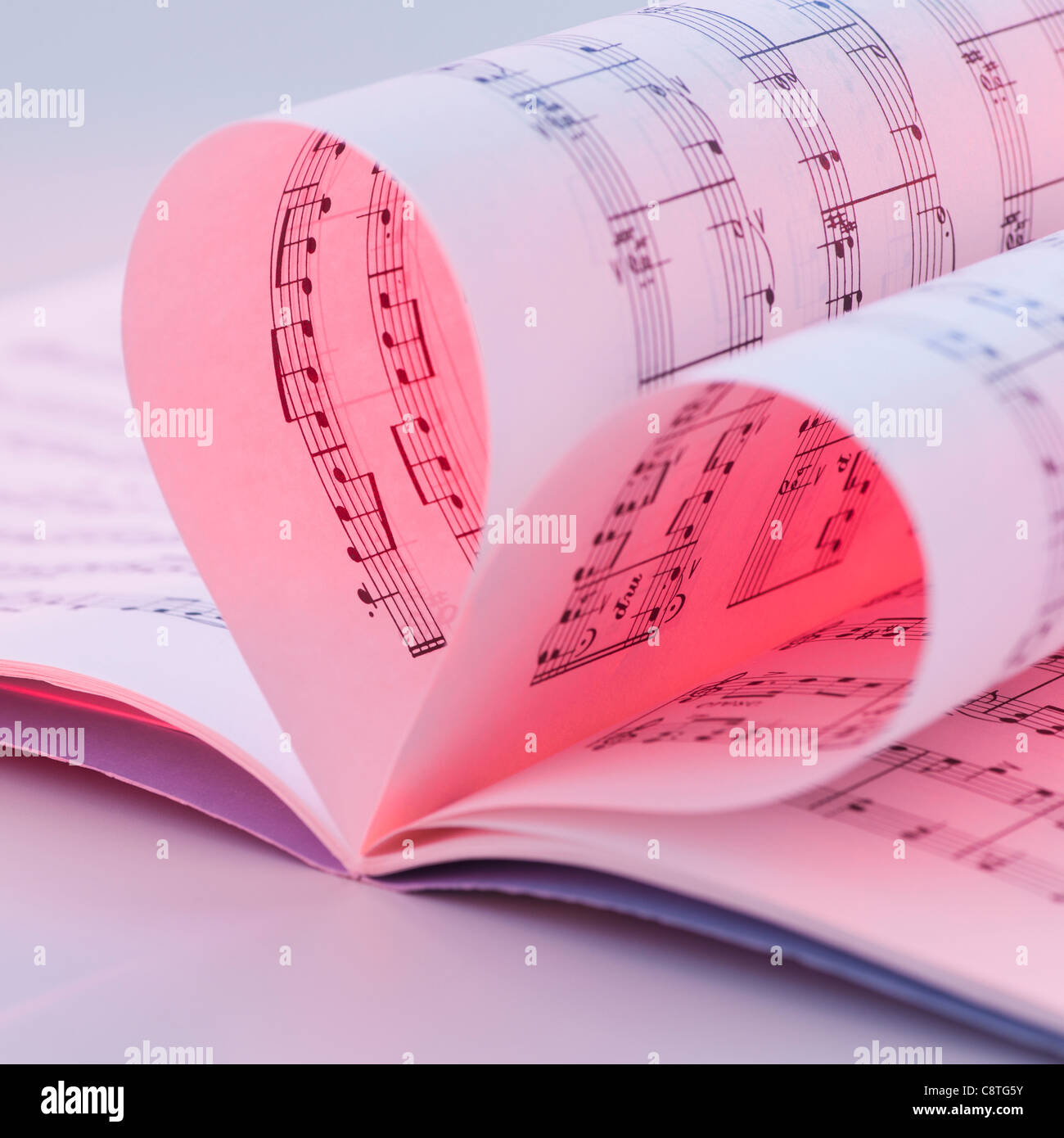 Sheet music, studio shot Stock Photo - Alamy