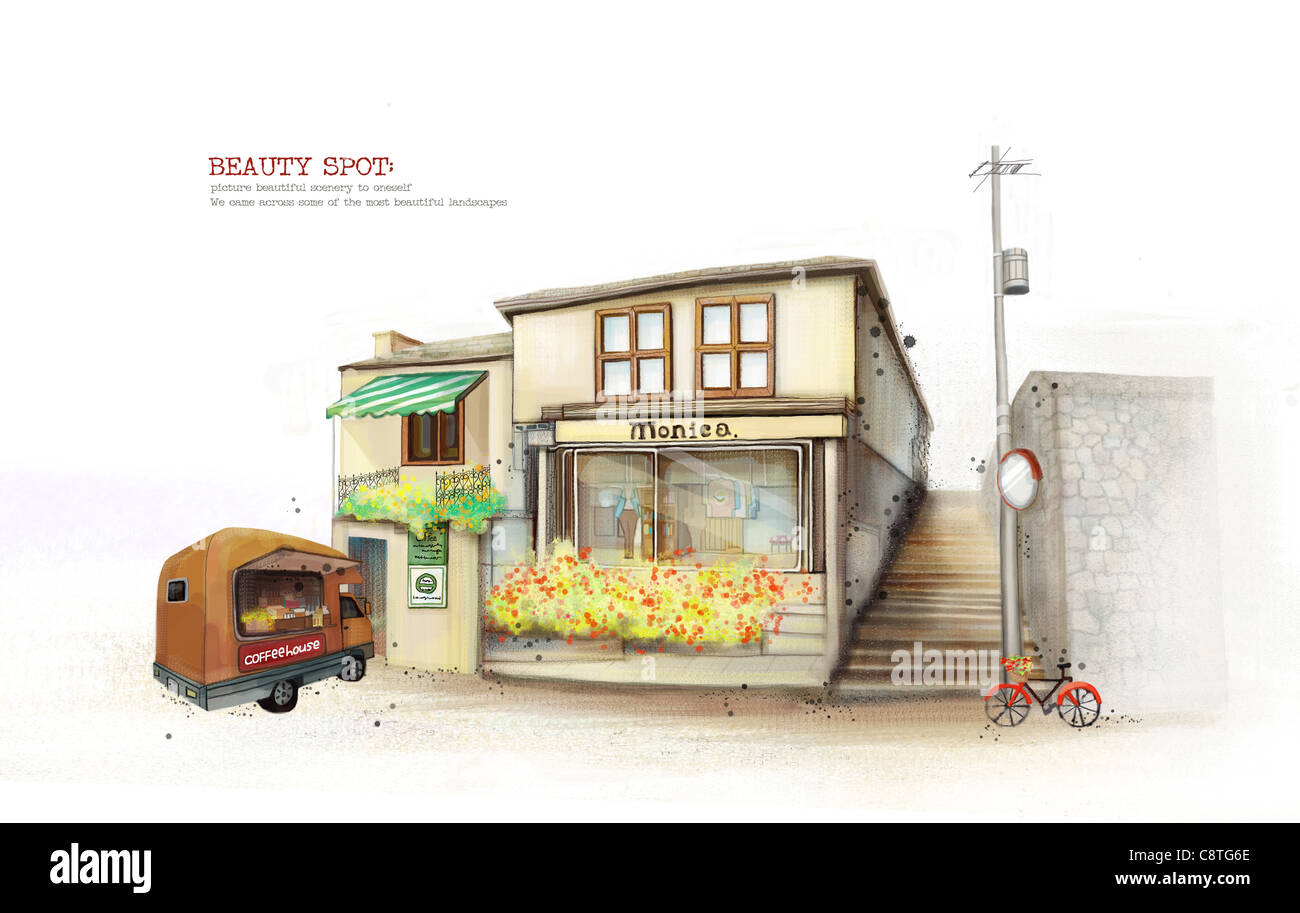 Outdoor stall Cut Out Stock Images & Pictures - Alamy