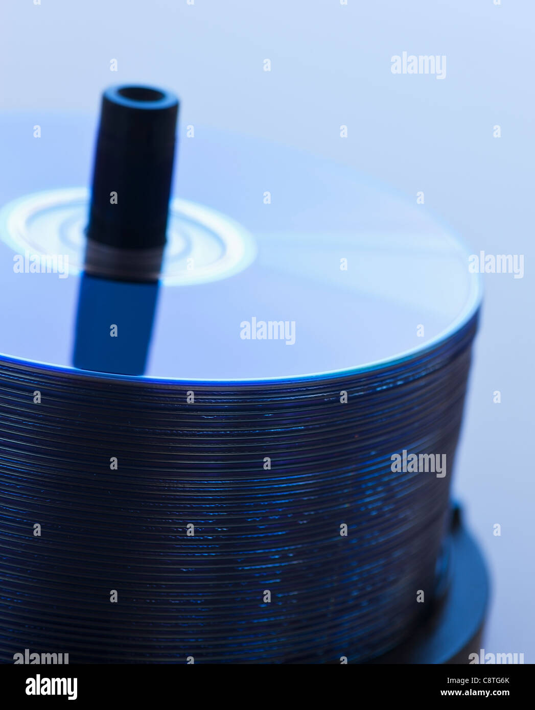 Stack of CDs, studio shot Stock Photo - Alamy