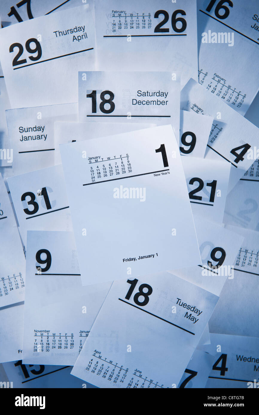 Calendar cards hi-res stock photography and images - Alamy