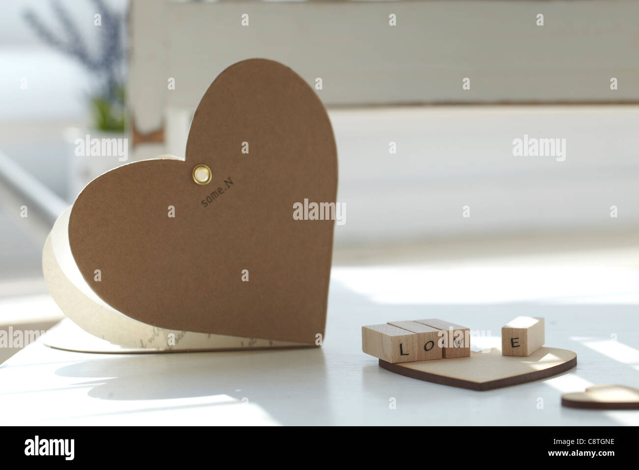 Cubes With Heart Stock Photo - Alamy