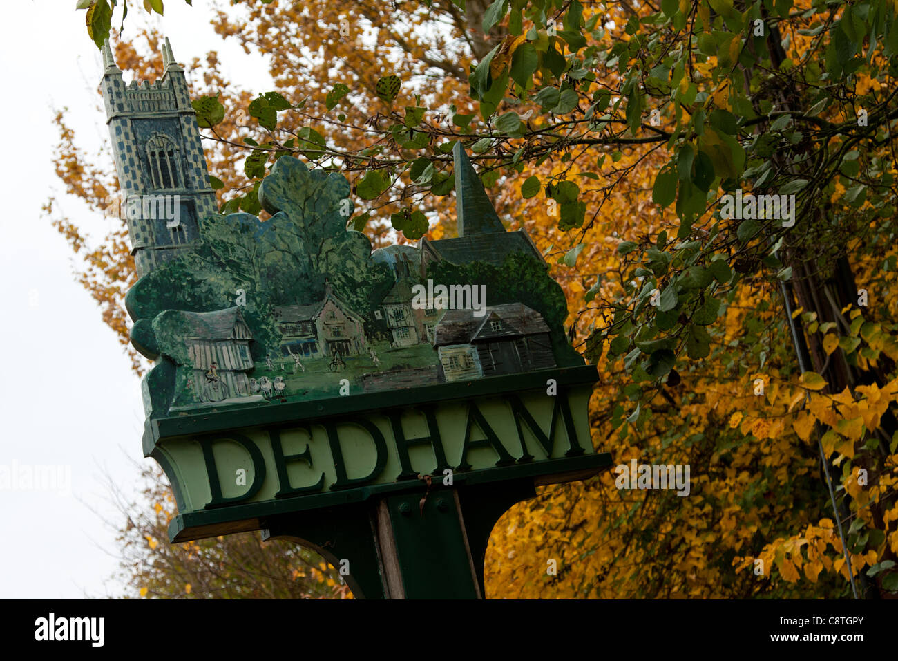 The village of Dedham in Essex Stock Photo - Alamy