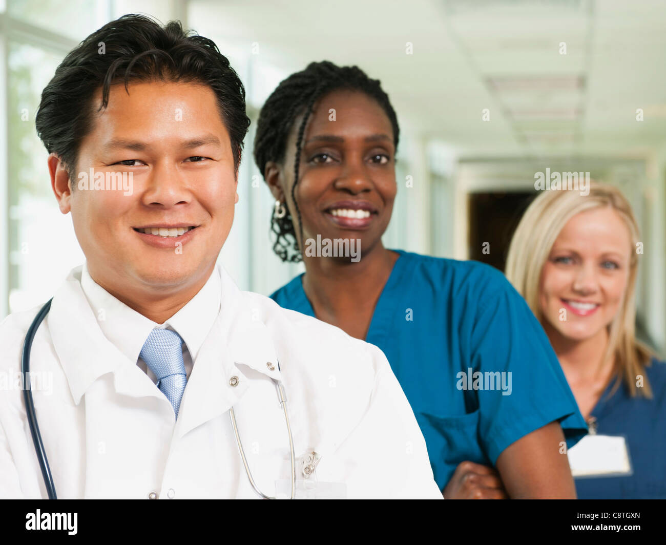 Nurses posing hi-res stock photography and images - Alamy