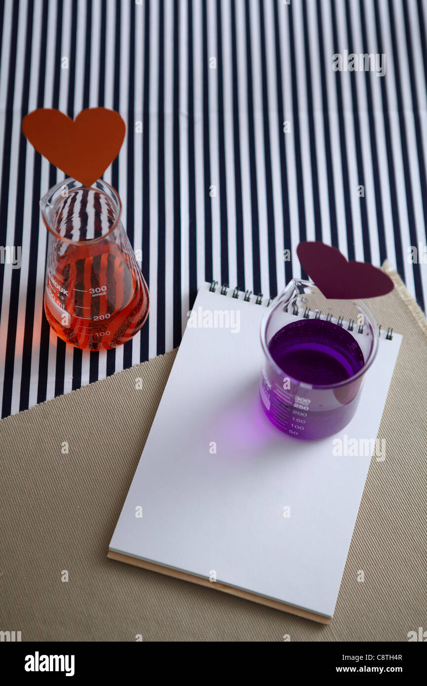 Laboratory glassware notepad hi-res stock photography and images - Alamy