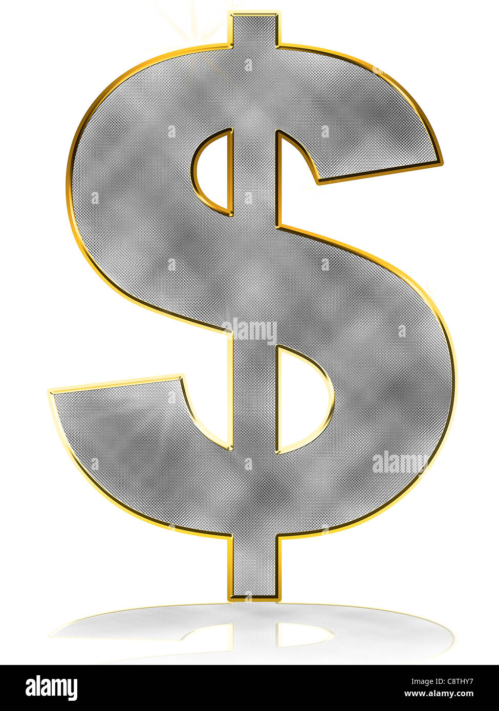 Gold Dollar Sign Bling Necklace High Resolution Stock Photography and ...