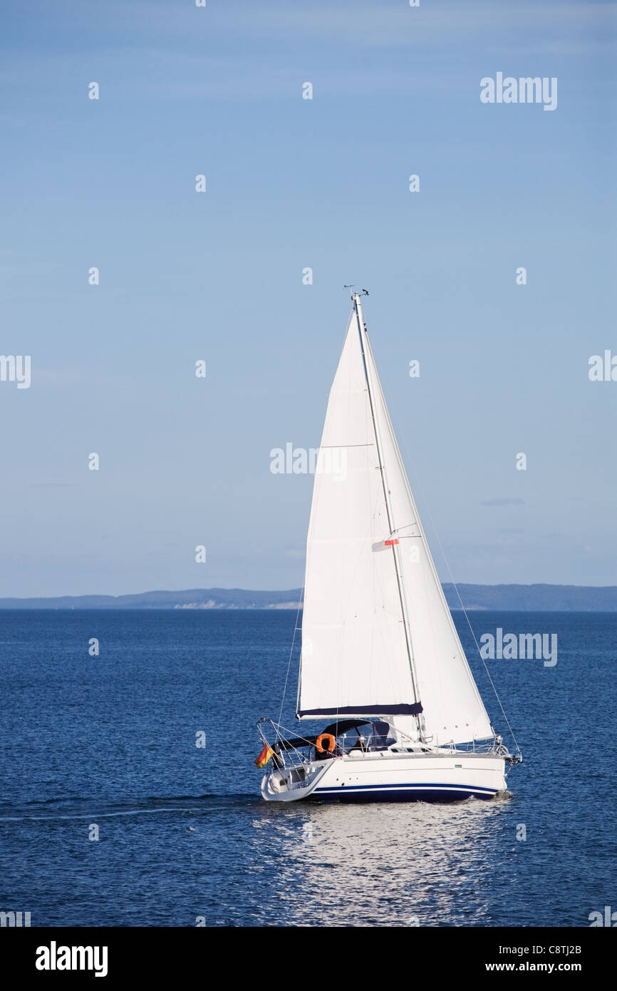 Nautical vessel sea transportation on the move water hi-res stock ...