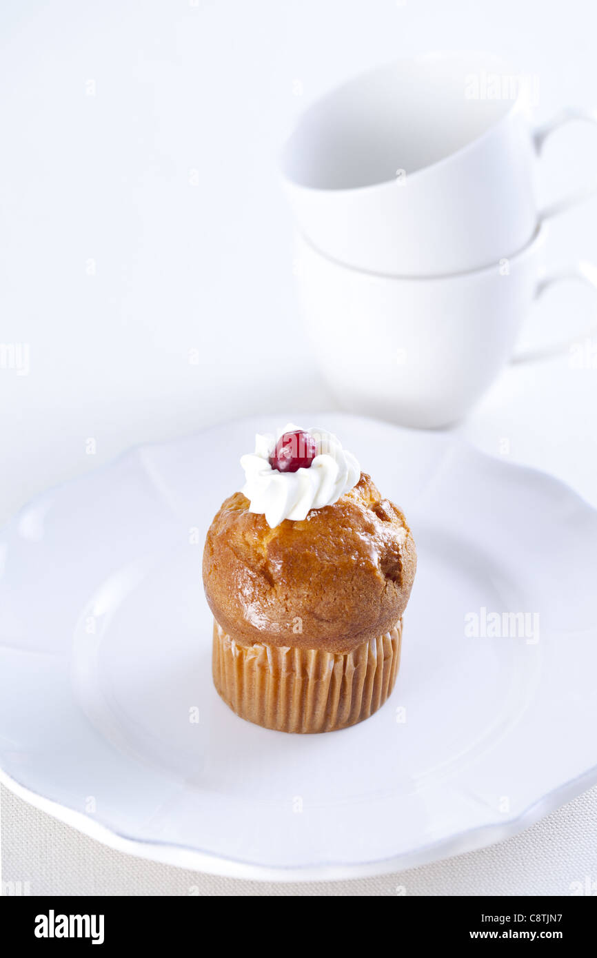 Close-up Of Bakery Items With A Cup Stock Photo - Alamy